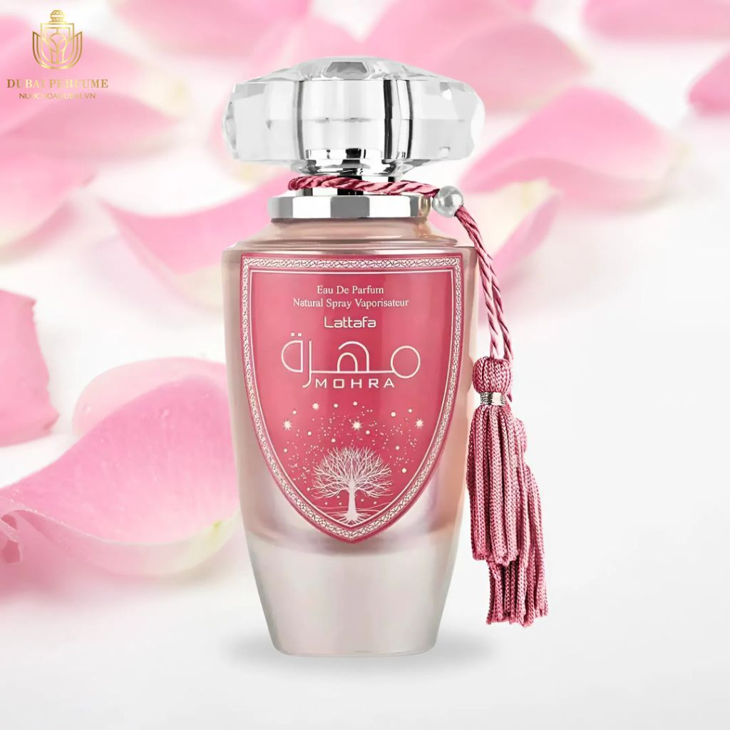 Nước Hoa Dubai Nữ Lattafa Mohra Silky Rose 100ml